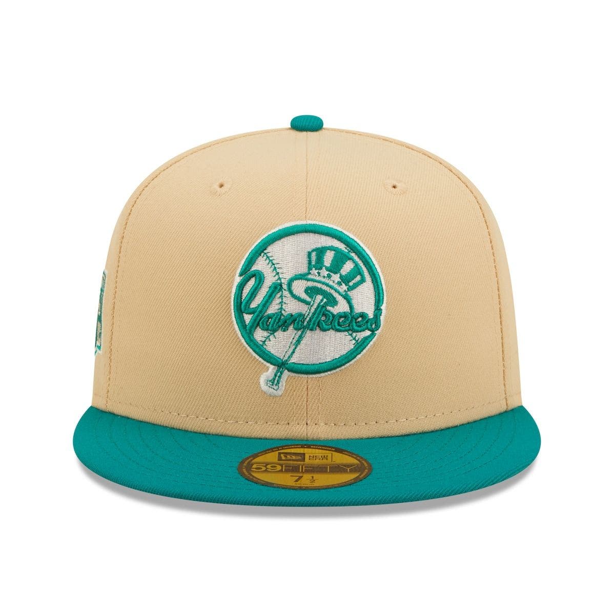 New Era Men's New Era Natural/Teal New York Yankees Mango Forest ...