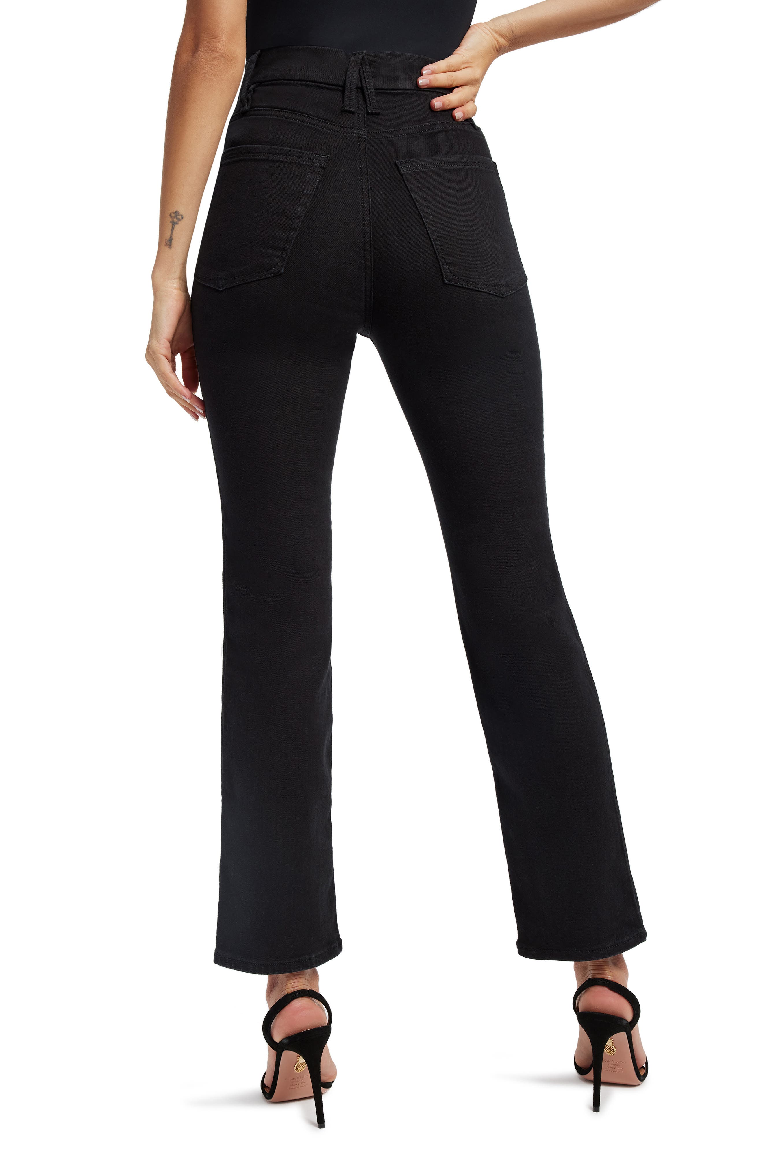Good American Good Curve High Waist Straight Leg Jeans | Nordstrom