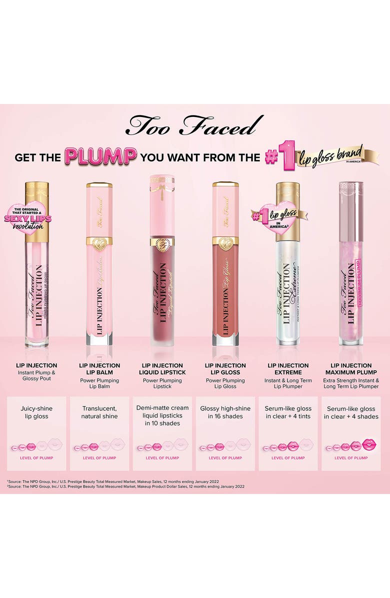 Too Faced Lip Injection Maximum Plump Extra Strength Lip Plumper ...