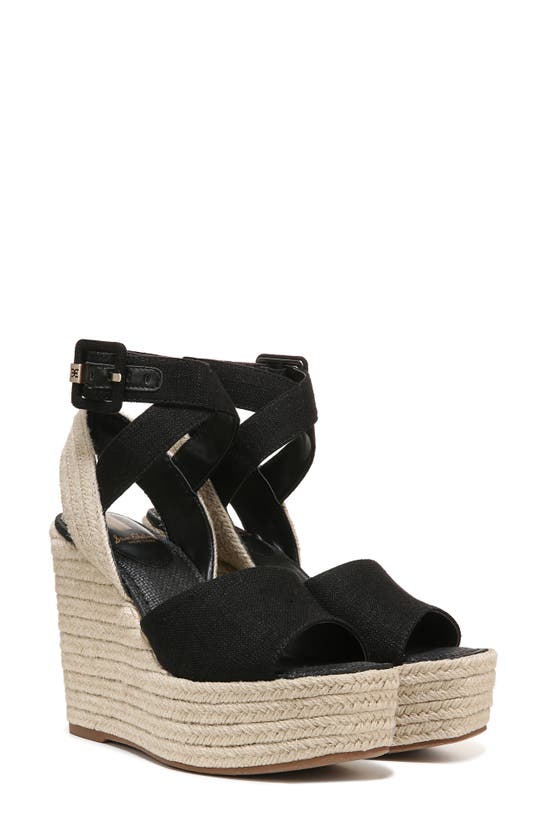 Sam Edelman Women's Vada Square Toe Espadrille Wedge Heel Platform ...