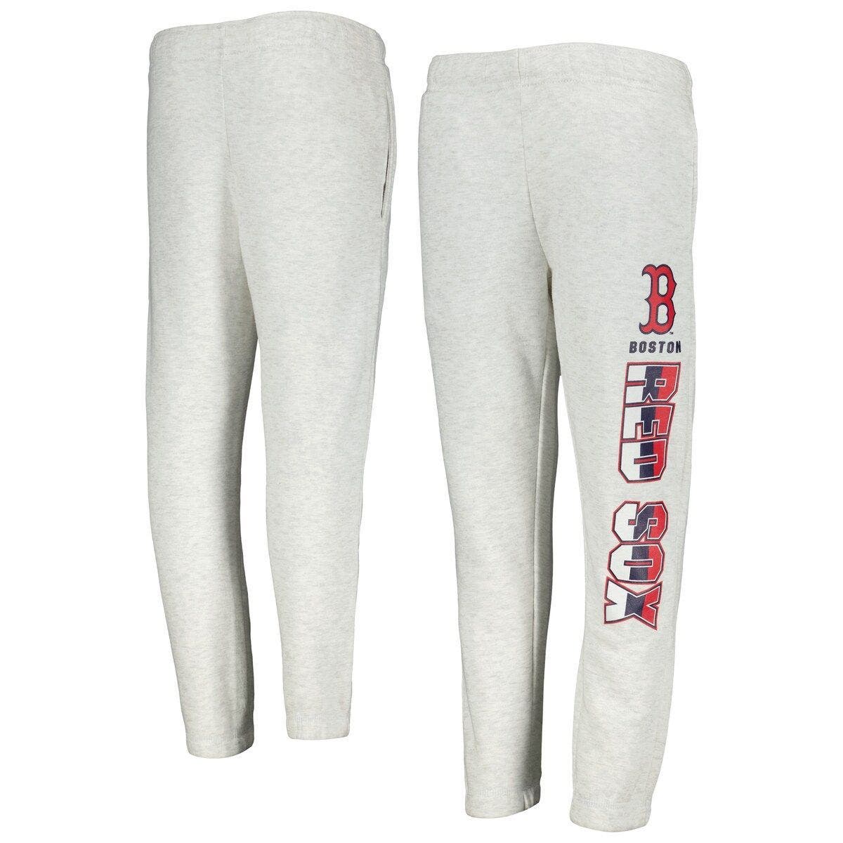 Outerstuff Youth Ash Boston Red Sox Game Time Fleece Pants | Nordstrom