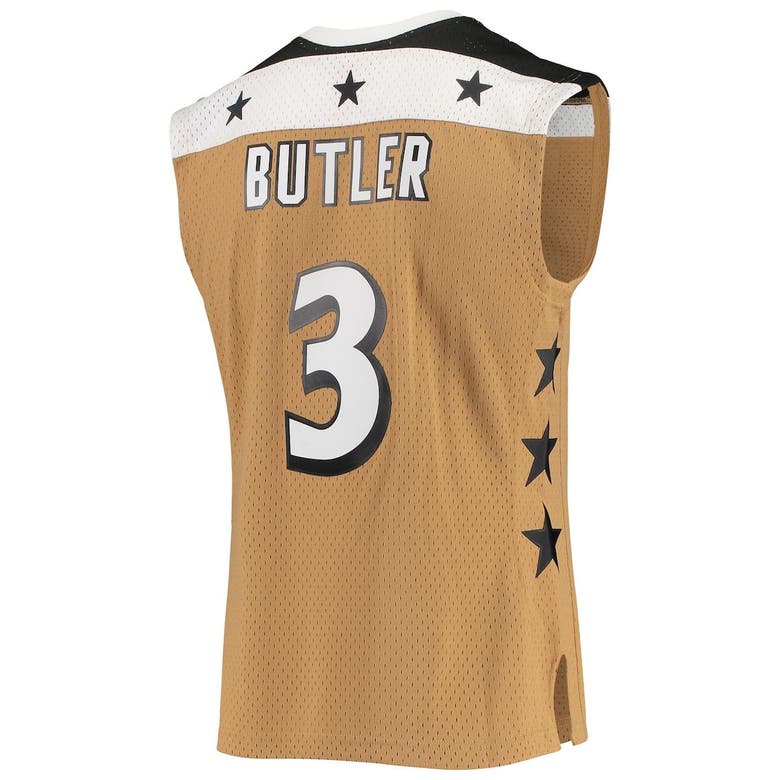 Mitchell & Ness Caron Butler Gold Washington Wizards 2001/02 Hardwood ...