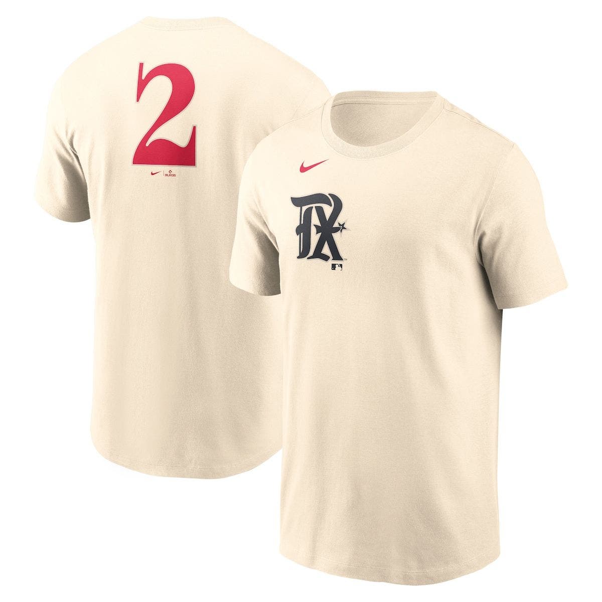 Nike Men's Nike Marcus Semien Cream Texas Rangers 2023 City Connect ...