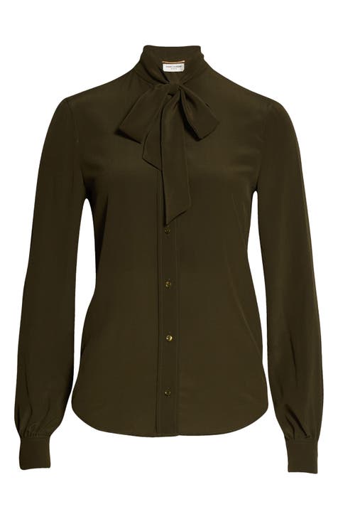 Women's Tie Neck Tops | Nordstrom