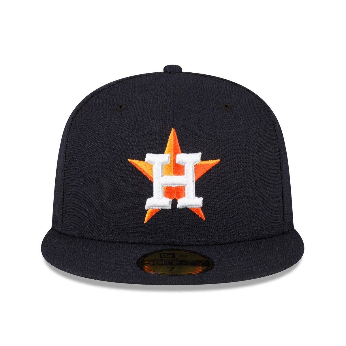 New Era Men's New Era Navy Houston Astros Throwback Authentic ...