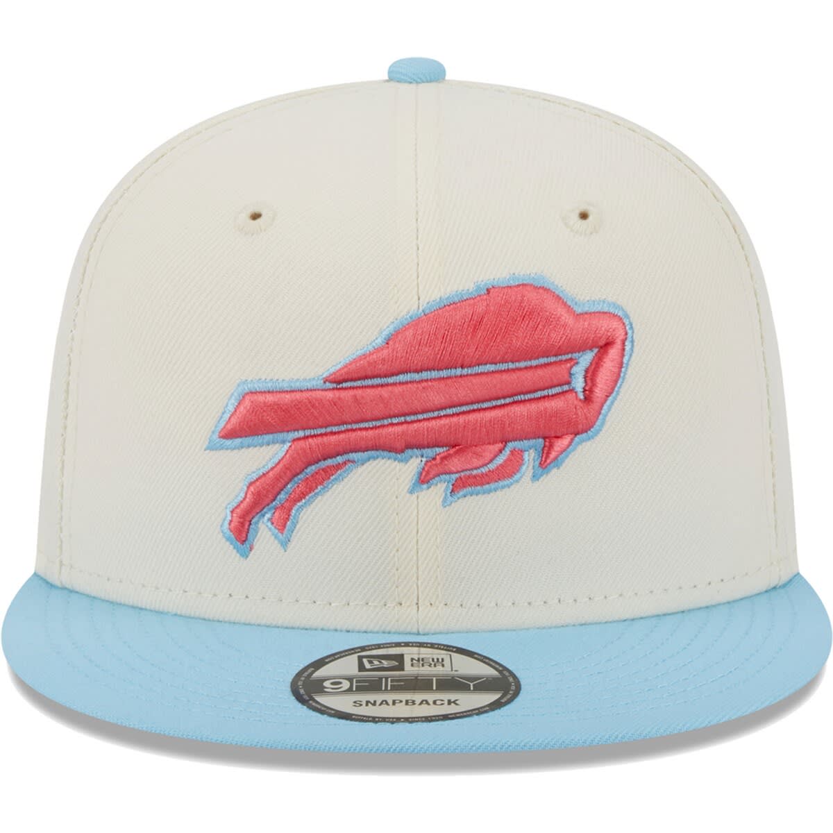 New Era Men's New Era Cream/Light Blue Buffalo Bills Two-Tone Color ...