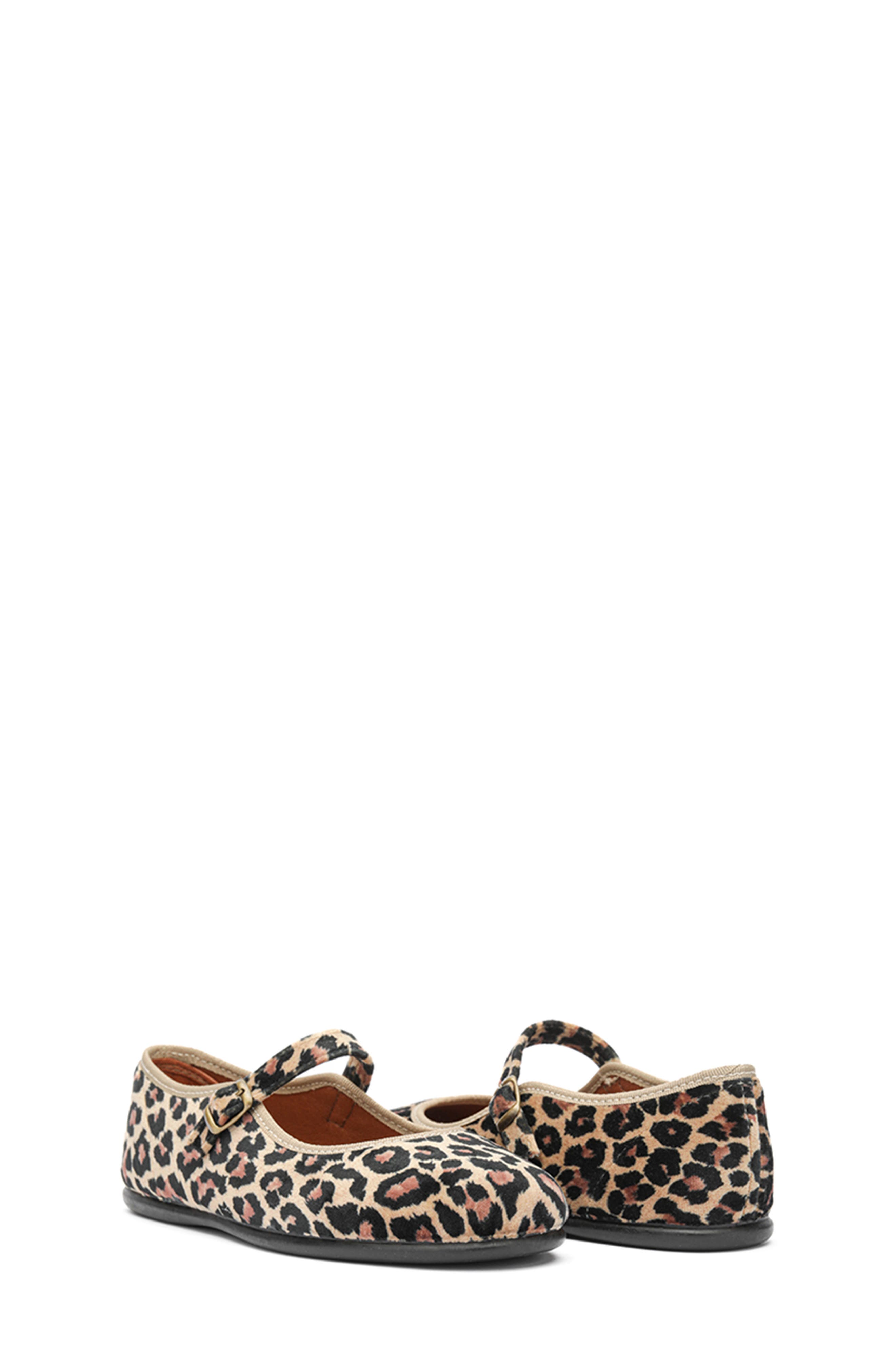 CHILDRENCHIC Water Repellent Leopard Print Mary Jane Shoe | Nordstrom