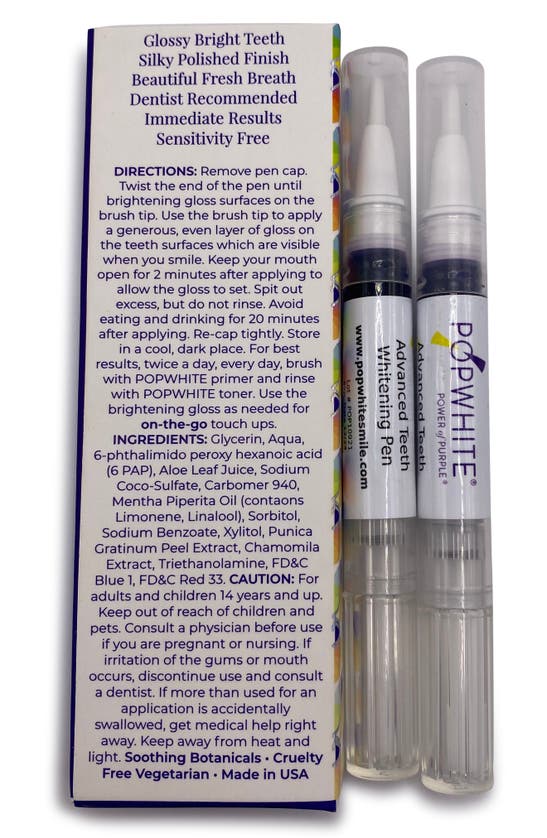 Popwhite Advance Teeth Whitening Pen | ModeSens