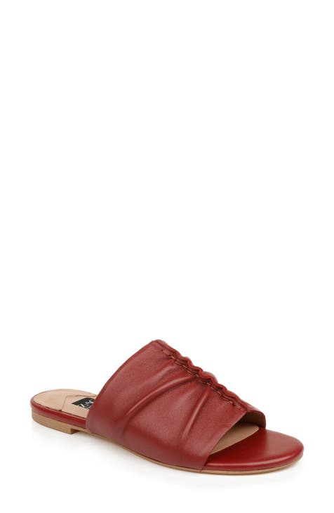 Womens Red Flat Sandals Nordstrom