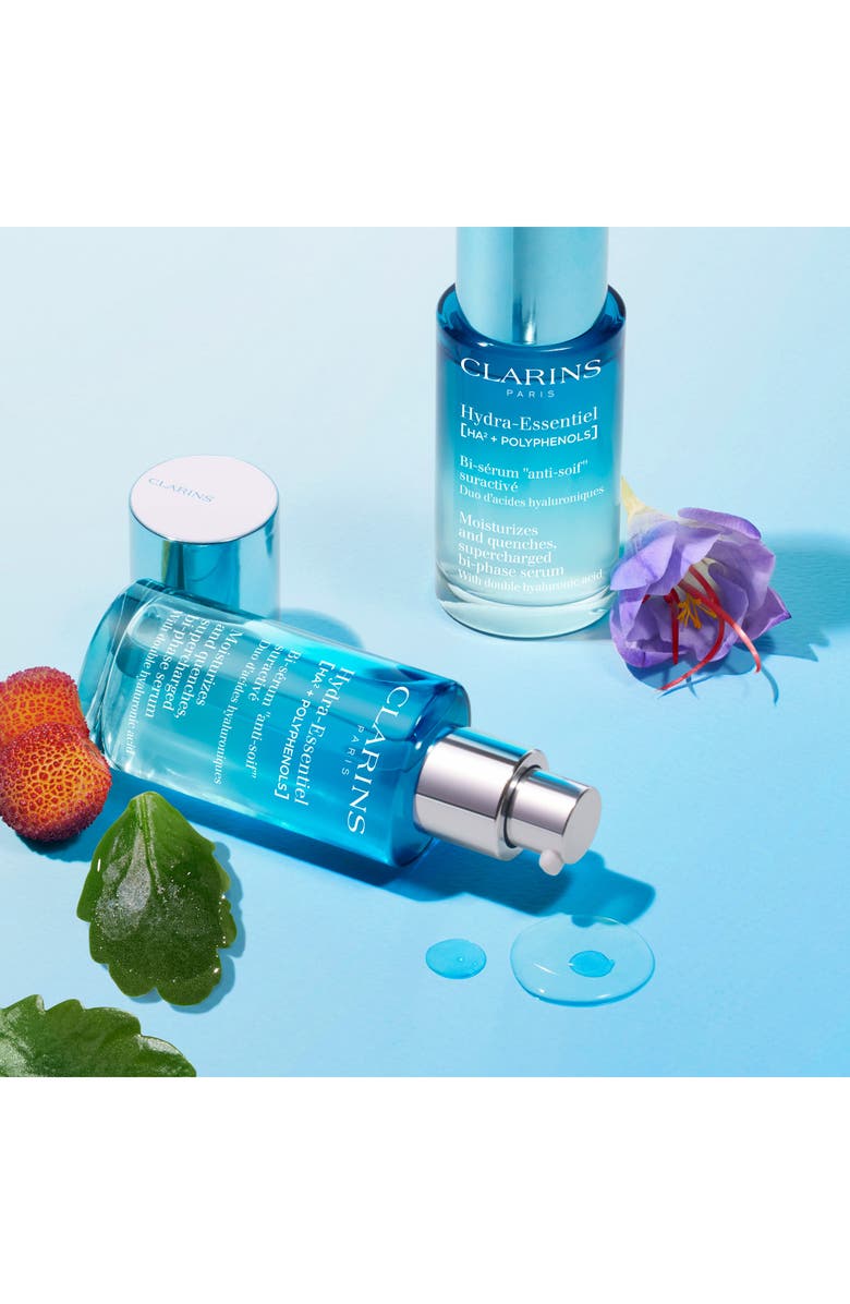 Clarins Hydra-Essentiel Bi-Phase Face Serum with Double Hyaluronic Acid ...