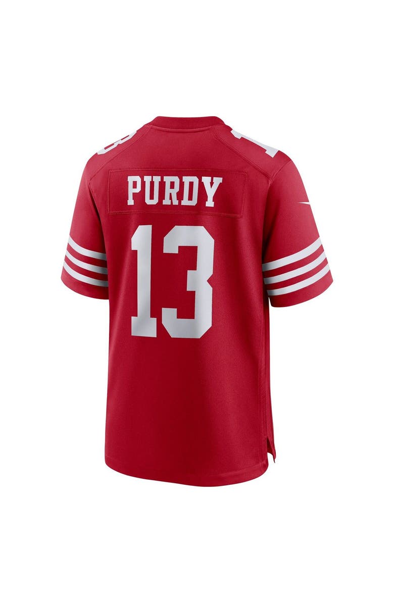Nike Men's Nike Brock Purdy Scarlet San Francisco 49ers Game Player ...