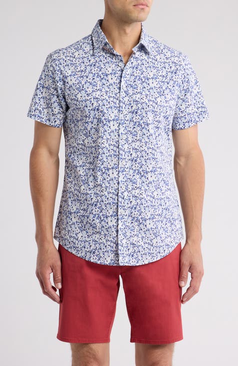 Men's 100% Cotton Short Sleeve Button Down Shirts | Nordstrom Rack