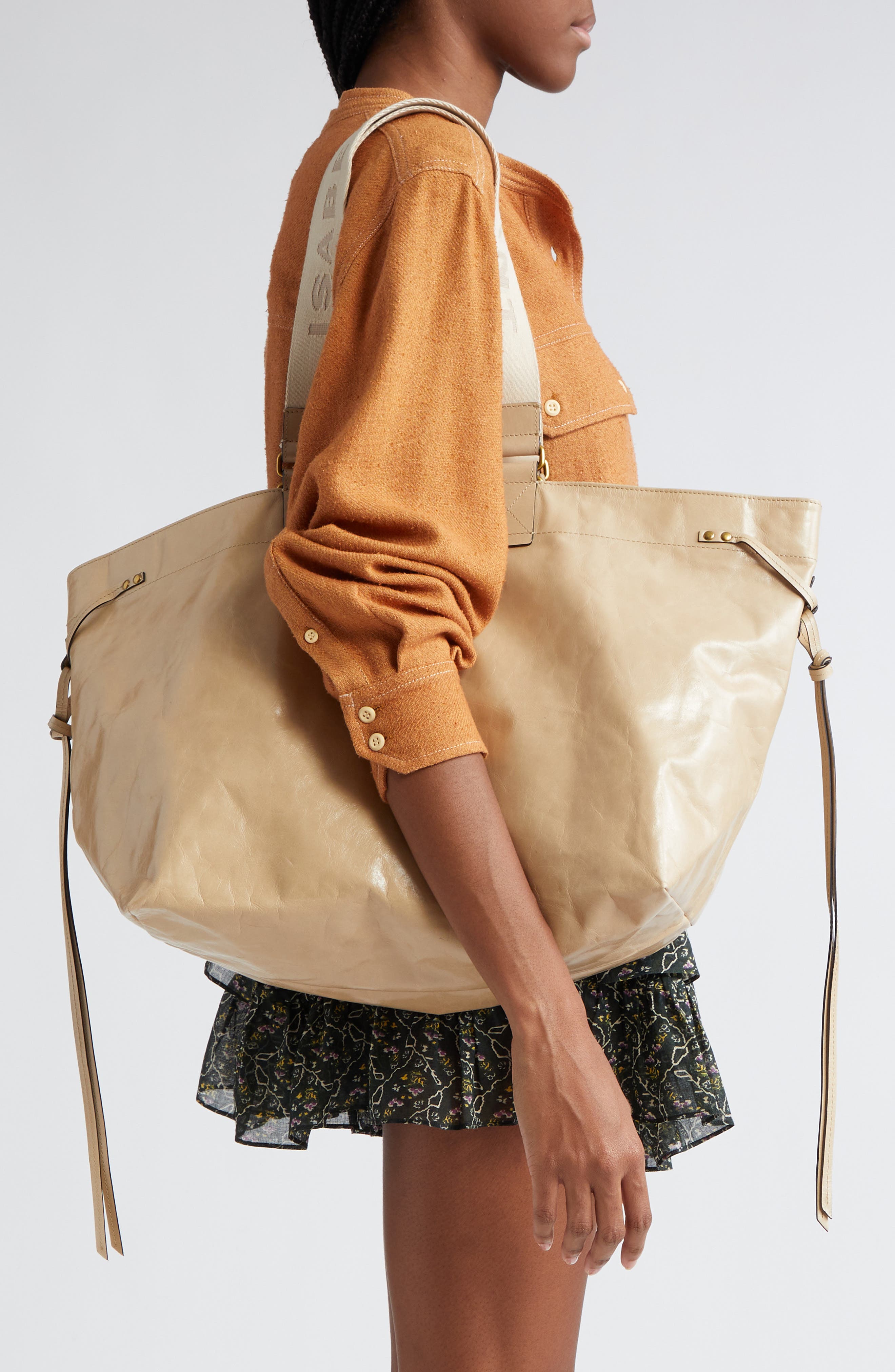 Isabel Marant Wardy Leather Tote | Nordstrom