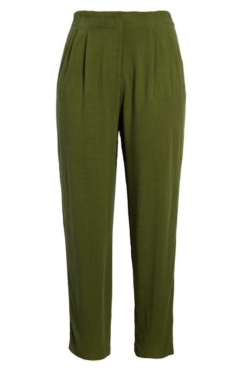 Women's Green Cropped & Capri Pants | Nordstrom