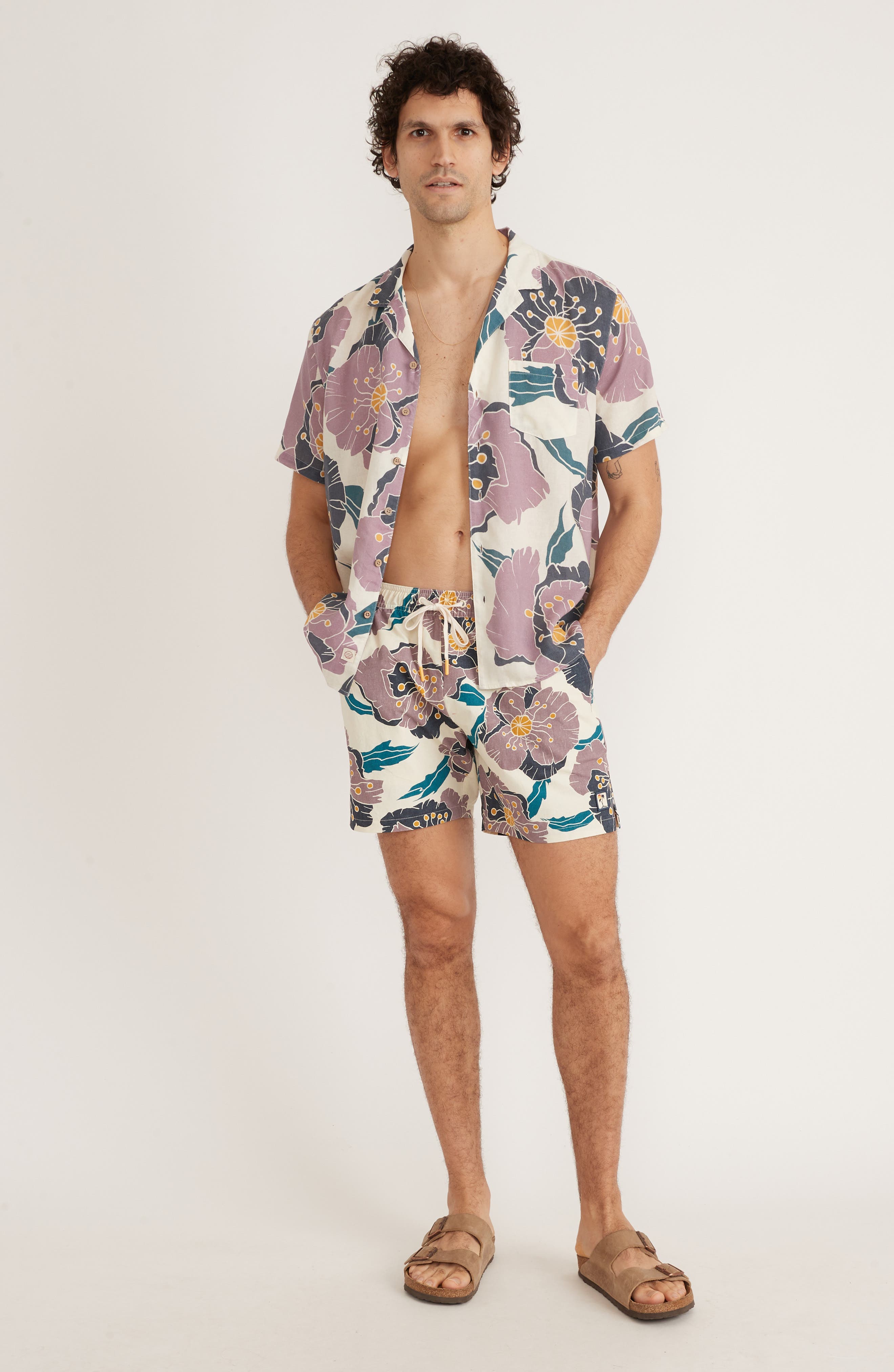 Marine Layer Floral Swim Trunks | Nordstrom