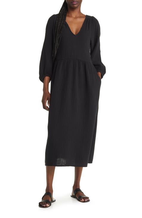 Black Plus-Size Midi Dresses | Nordstrom