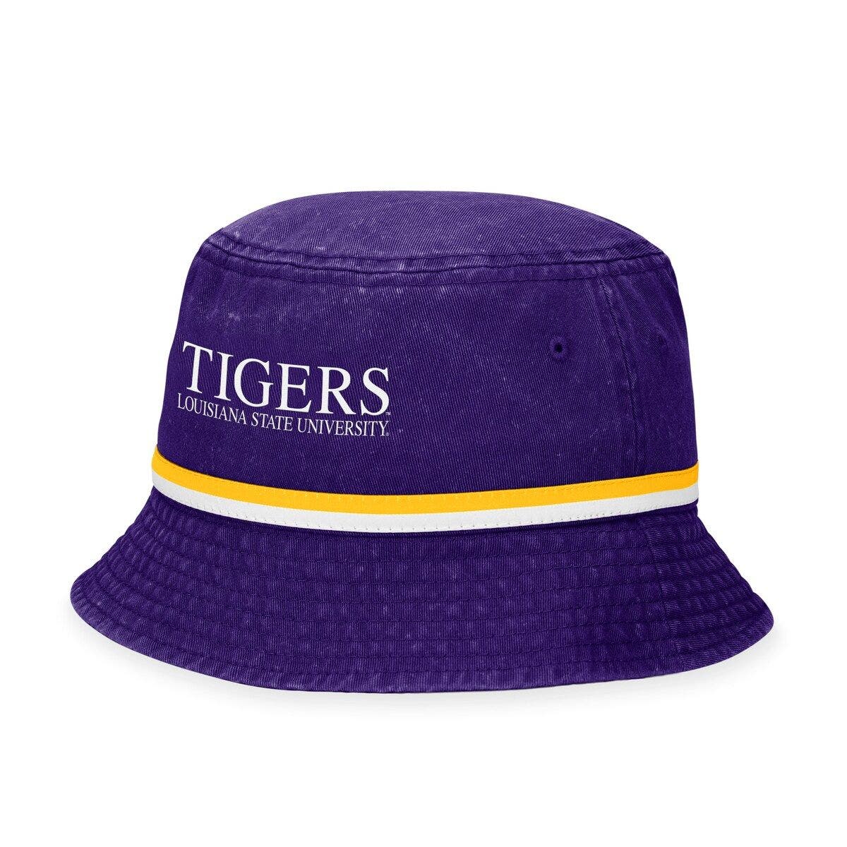 TOP OF THE WORLD Men's Top of the World Purple LSU Tigers Ace Bucket ...