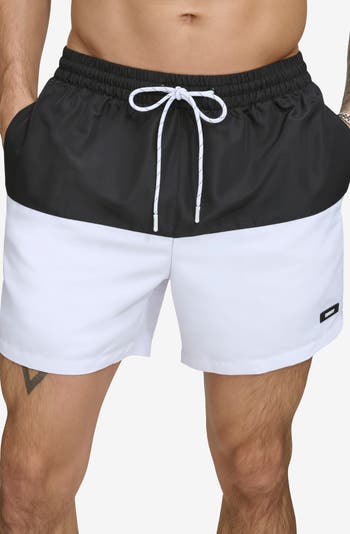 DKNY Colorblock Swim Trunks | Nordstromrack