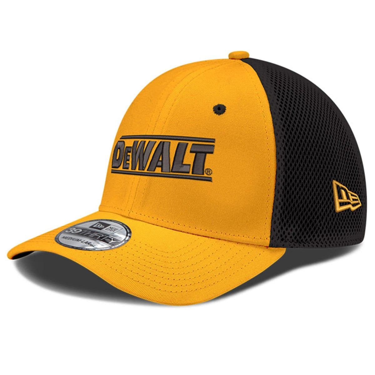 New Era Men's New Era Gold Christopher Bell DeWalt NEO 39THIRTY Flex ...