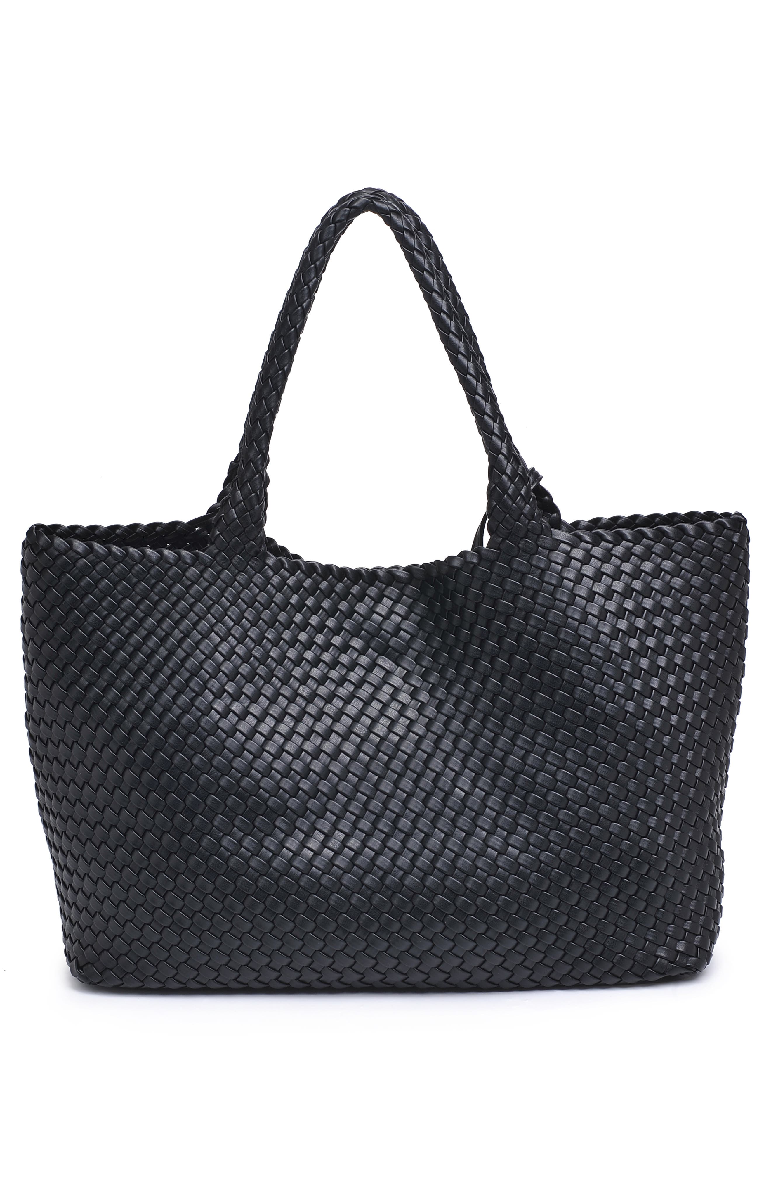 MODA LUXE Woven Unlined Tote Bag and Pouch | Nordstromrack
