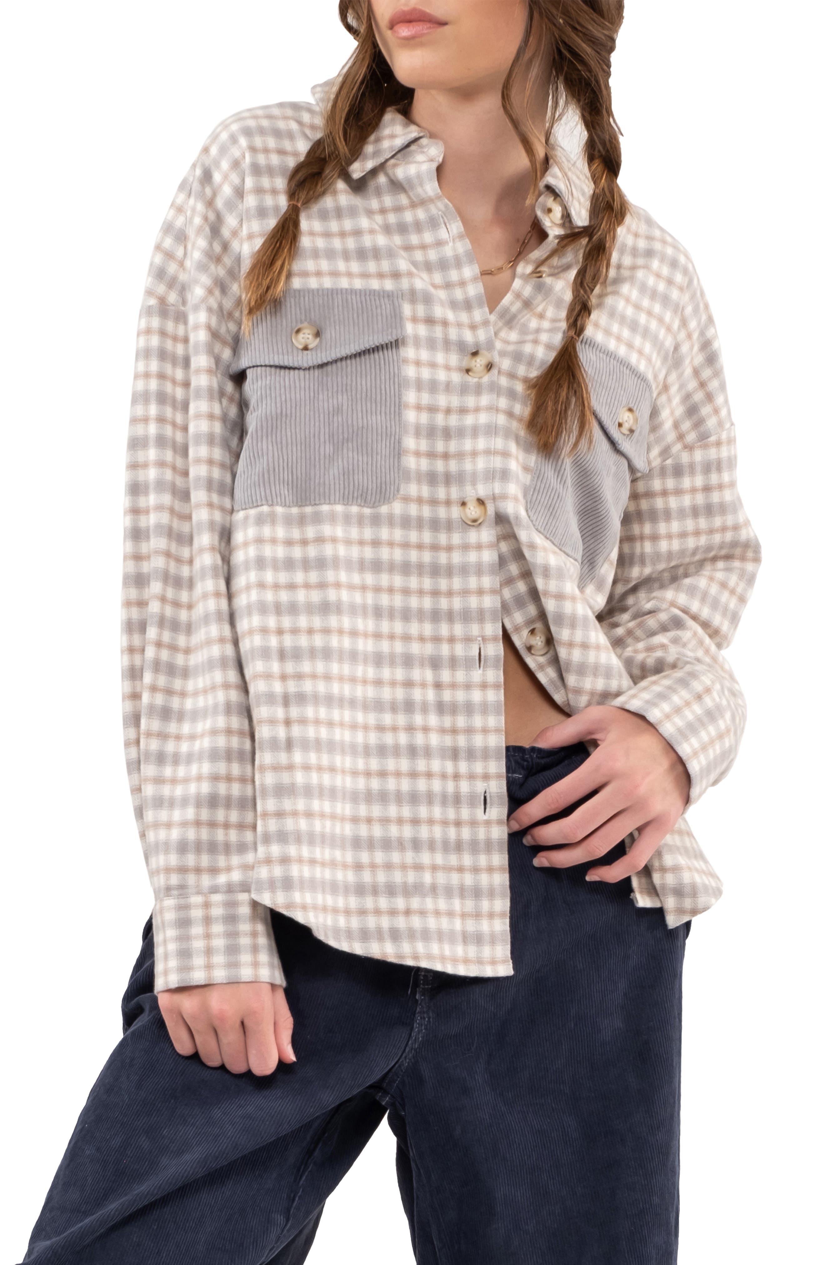 Blu Pepper Plaid Shacket | Nordstromrack