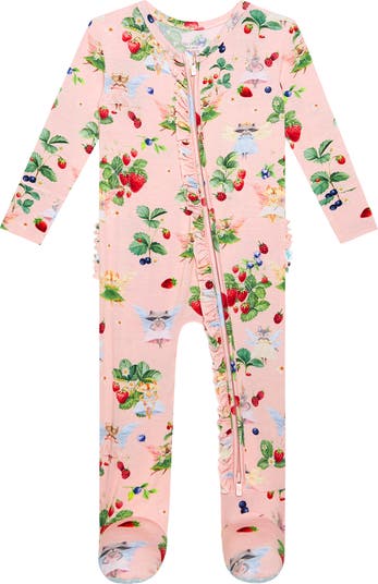 Posh Peanut Annabelle Floral Fitted Footie Pajamas Nordstrom