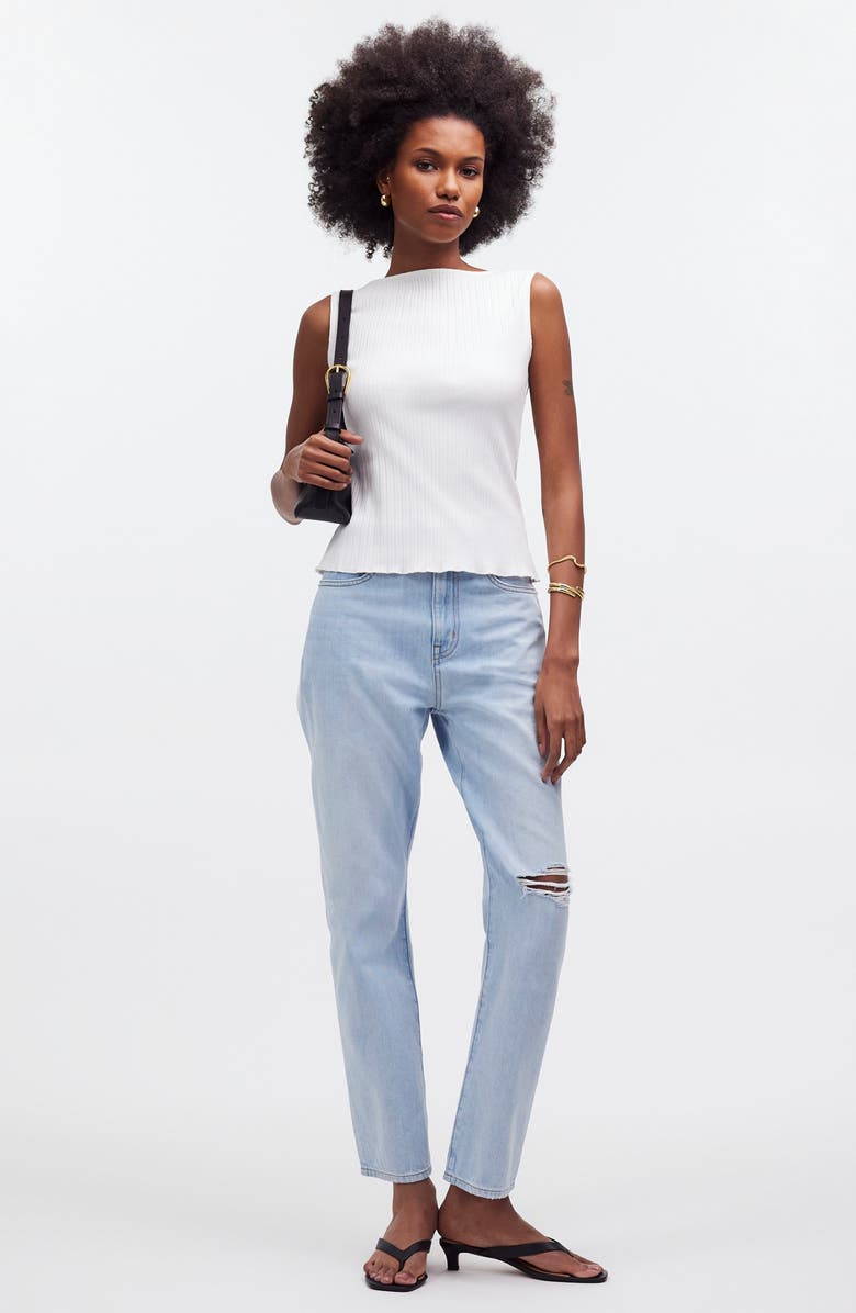 Madewell Rib Boat Neck Tank | Nordstromrack