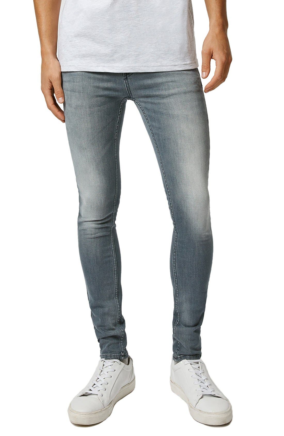 Topman Spray On Skinny Fit Jeans | Nordstrom