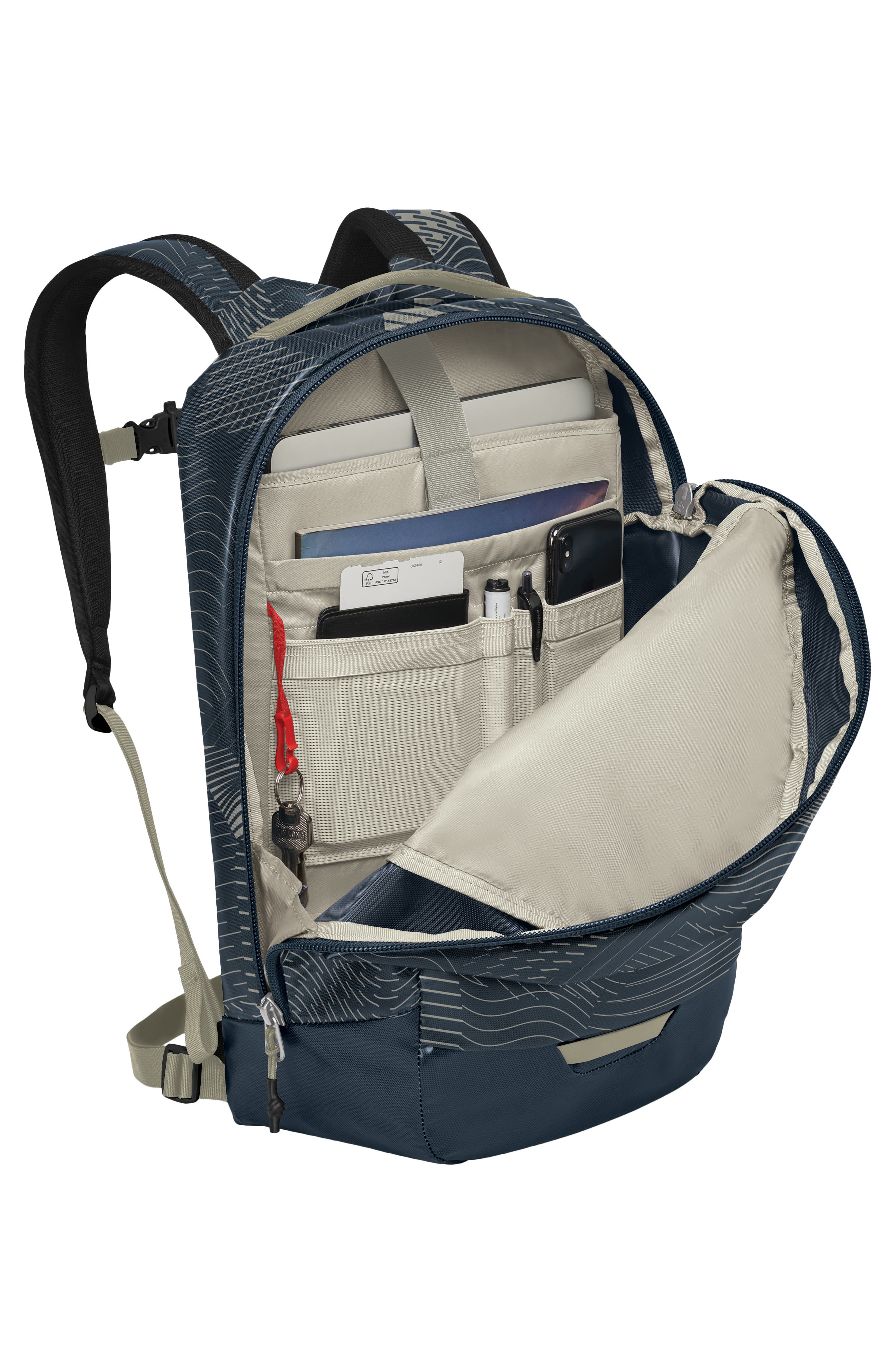 Osprey Transporter Panel Loader Backpack in Venturi Blue | Smart Closet