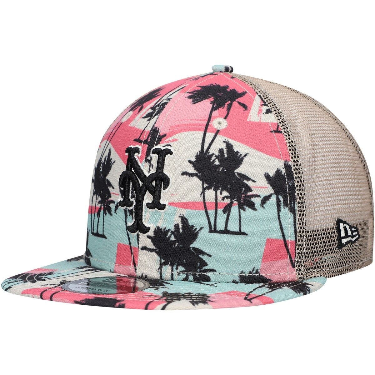 New Era Men's New Era Natural New York Mets Retro Beachin' Trucker ...