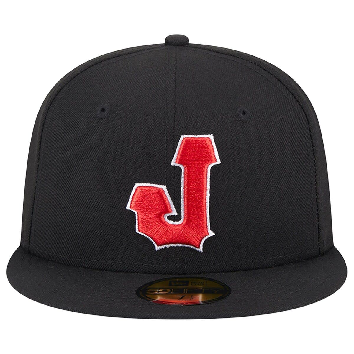 New Era Men's New Era Black Jacksonville Jumbo Shrimp Theme Nights Red ...