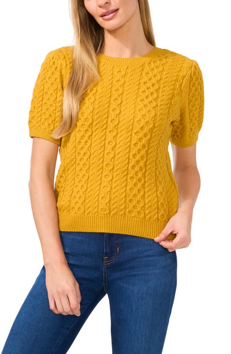 Women's Yellow Cable Knit & Fair Isle Sweaters | Nordstrom