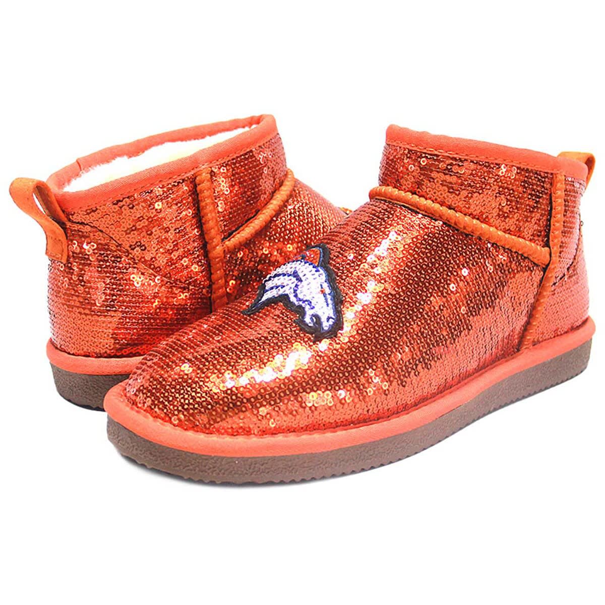 CUCE Women's Cuce Orange Denver Broncos Sequin Ankle Boots | Nordstrom