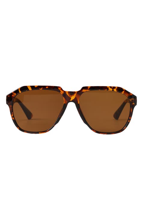 Women's Brown Aviator Sunglasses | Nordstrom