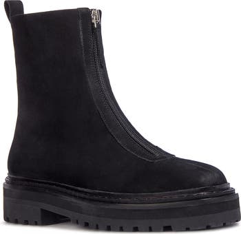BLACK SUEDE STUDIO Dawn Zip Front Bootie (Women) | Nordstrom