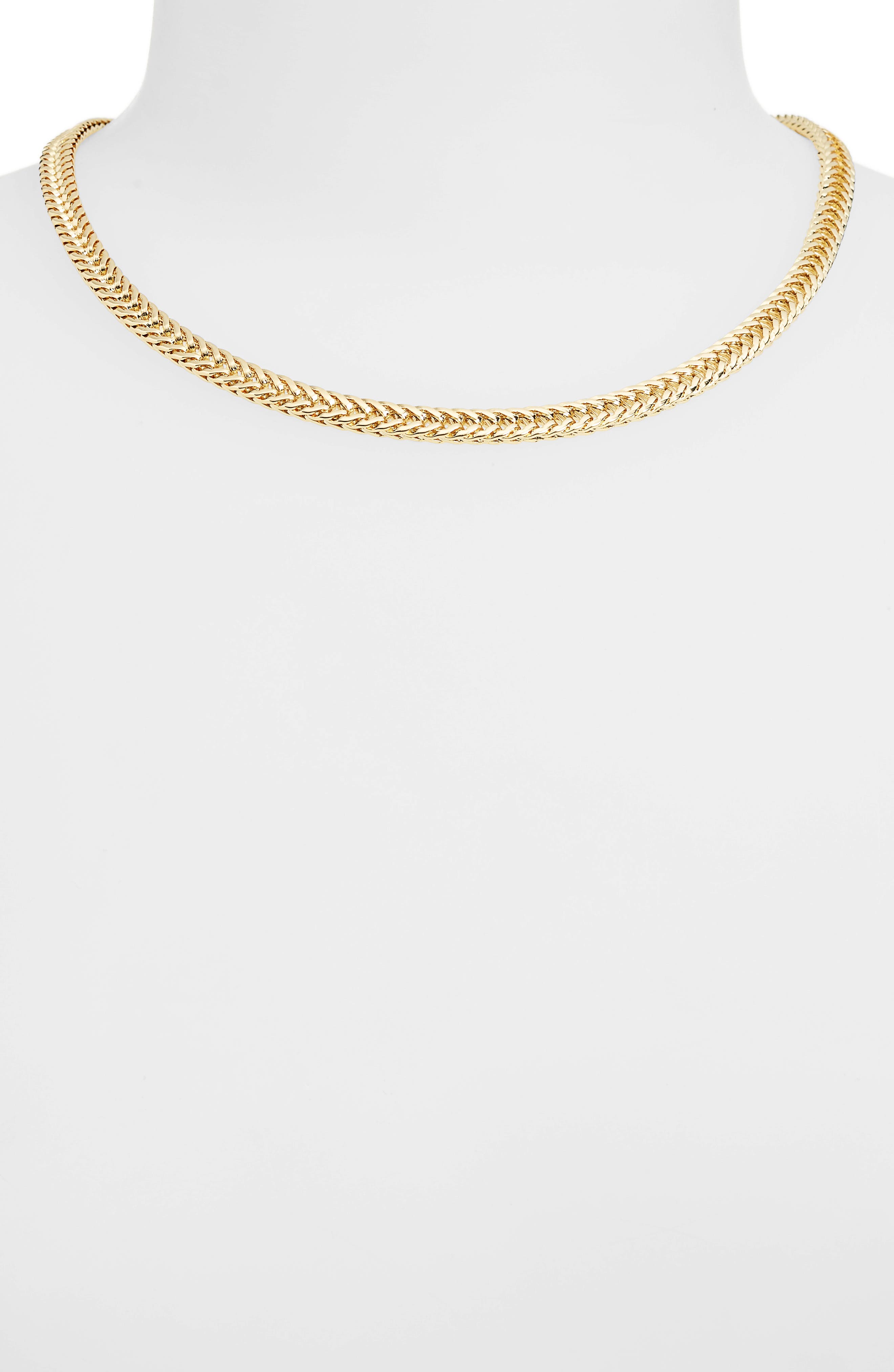 Nordstrom Foxtail Flat Chain Necklace | Nordstrom
