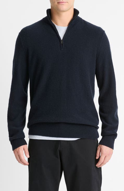 Men's 100% Cashmere Quarter Zip Sweaters | Nordstrom