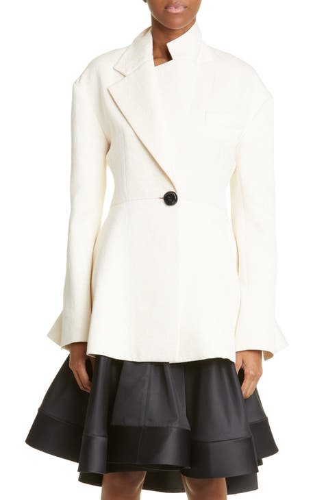 Women's Ivory Wool & Wool-Blend Coats | Nordstrom