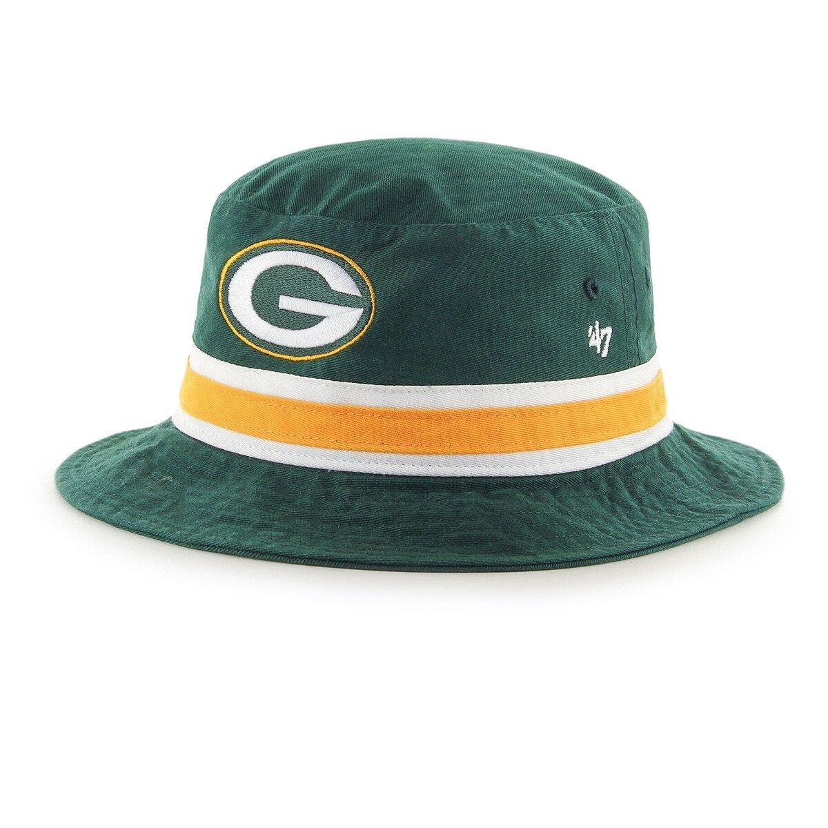 '47 Men's '47 Green Green Bay Packers Striped Bucket Hat | Nordstrom