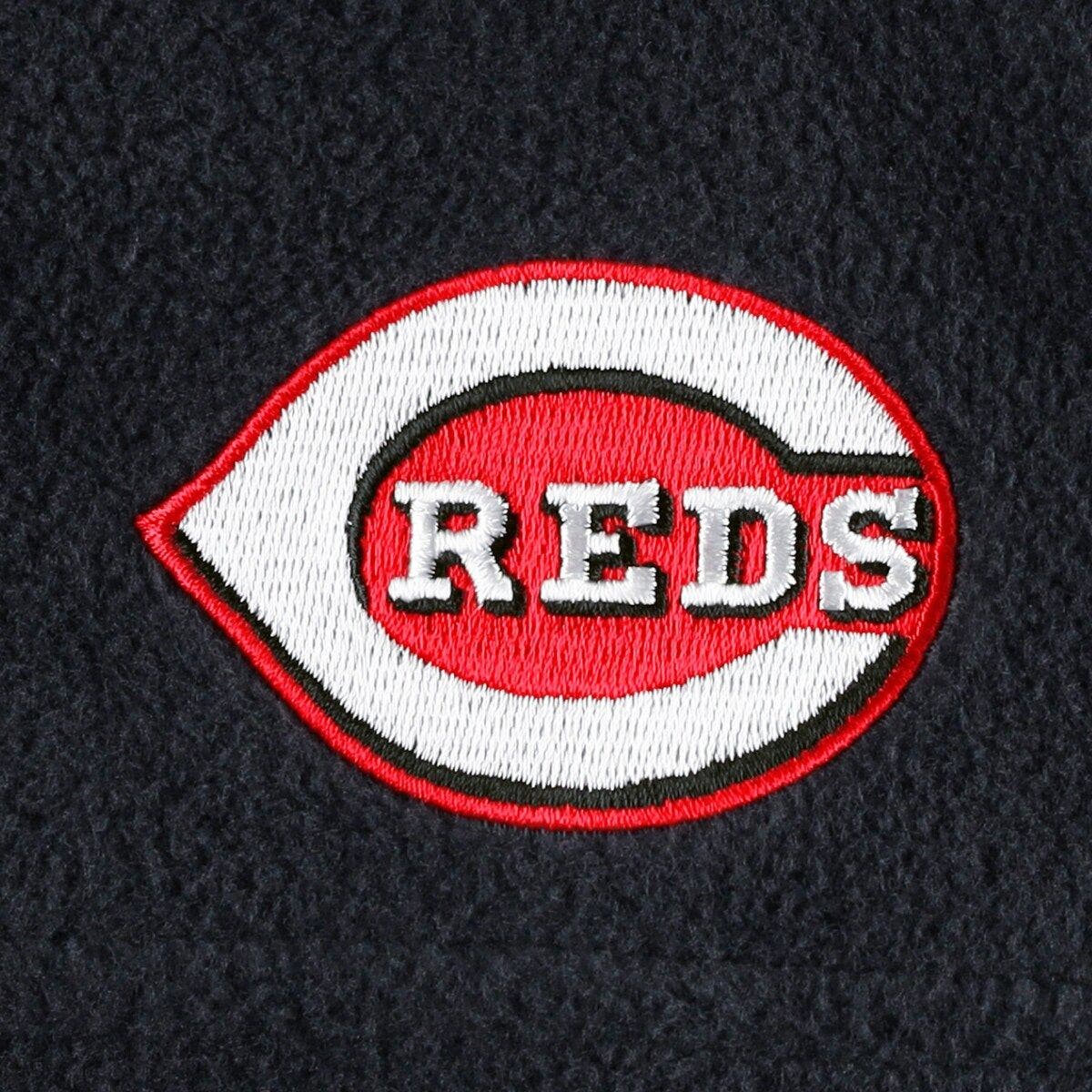 Columbia Men's Columbia Black Cincinnati Reds Steens Mountain Full-Zip ...