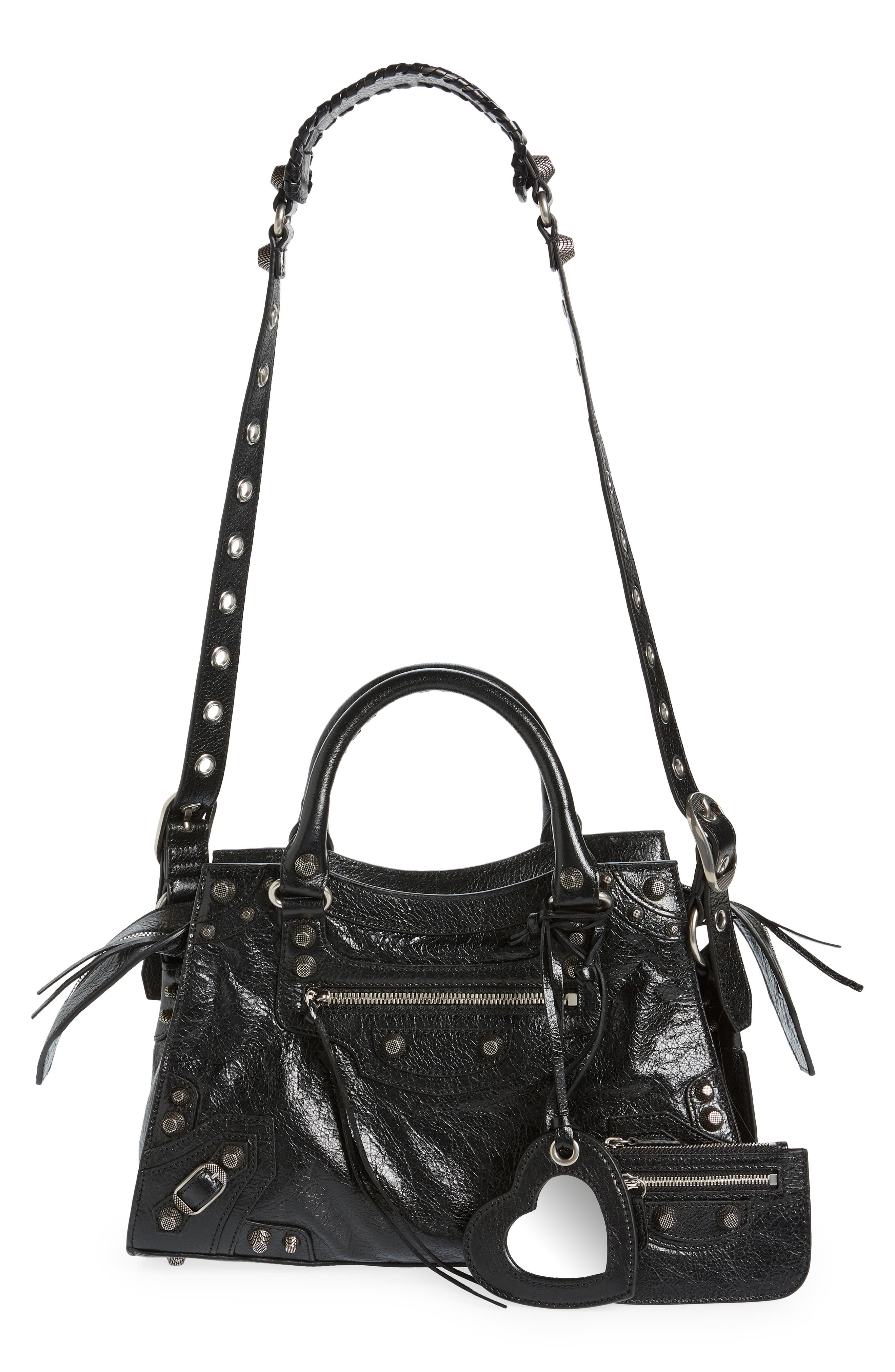 Balenciaga Small Neo Cagole Leather Shoulder Bag | Nordstrom