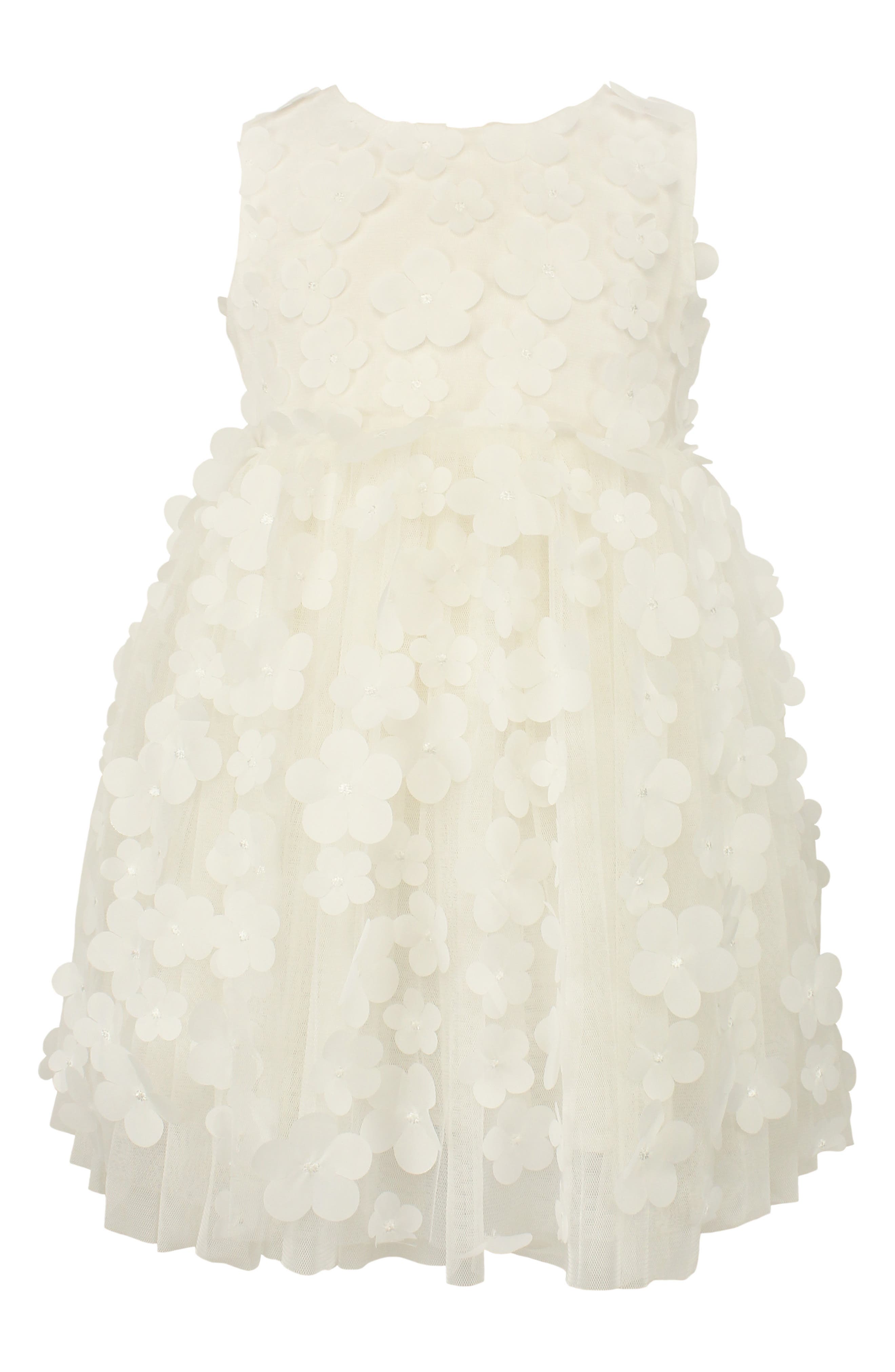 Popatu Kids' Floral Appliqué Dress | Nordstrom