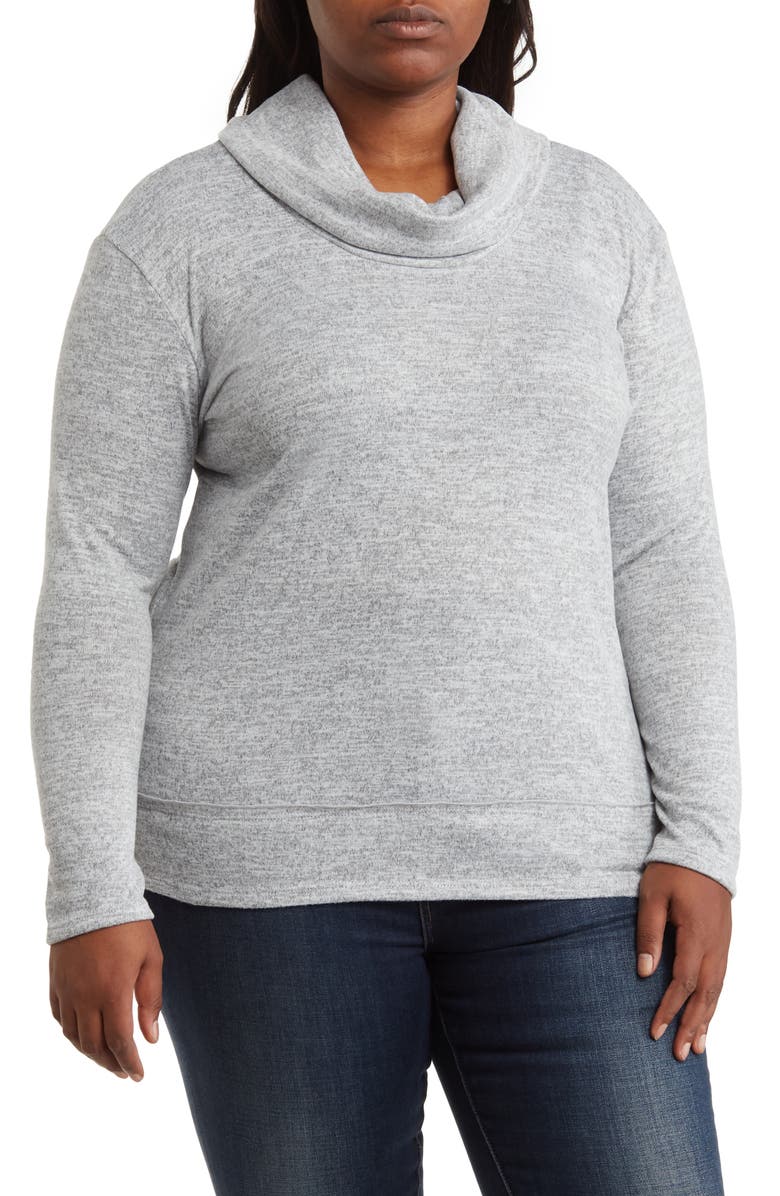 Forgotten Grace Cowl Neck High/Low Knit Sweater | Nordstromrack