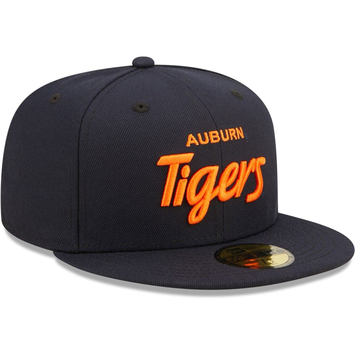 New Era Men's New Era Navy Auburn Tigers Script Original 59FIFTY Fitted ...