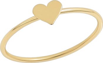 Bony Levy 14K Gold Heart Stacking Ring | Nordstromrack