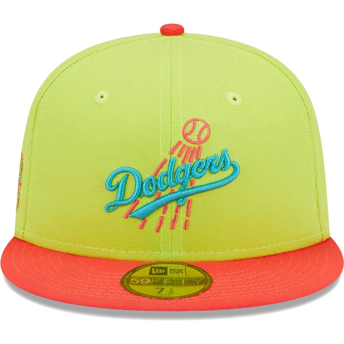 New Era Men's New Era Green/Red Los Angeles Dodgers Cyber Highlighter ...