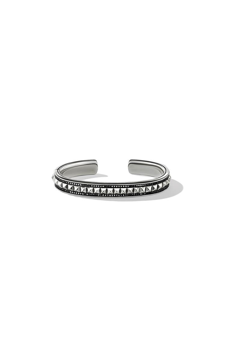 David Yurman Pyramid Cuff Bracelet in Sterling Silver with Diamonds, 9 ...