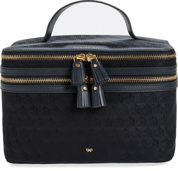 Anya Hindmarch Logo Jacquard Recycled Nylon Vanity Kit | Nordstrom