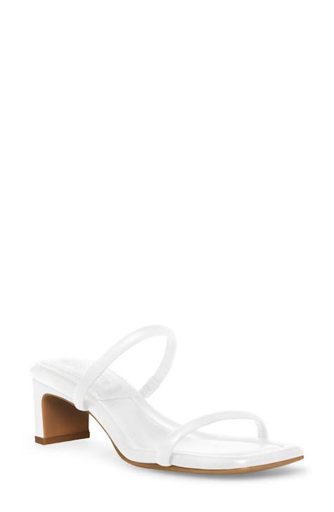 White Block-Heel Sandals for Women | Nordstrom