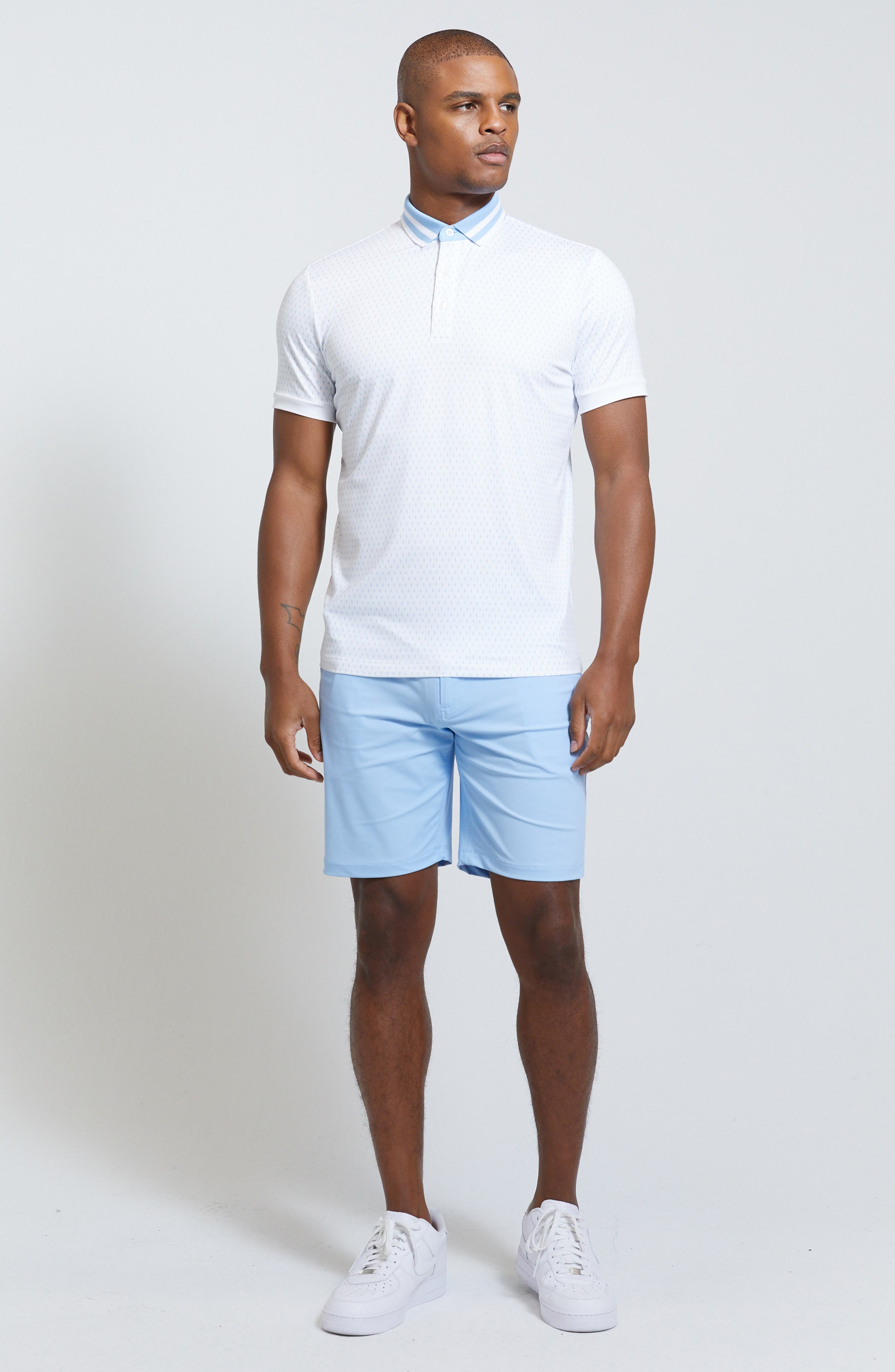 Redvanly Carver Neat Performance Golf Polo | Nordstrom